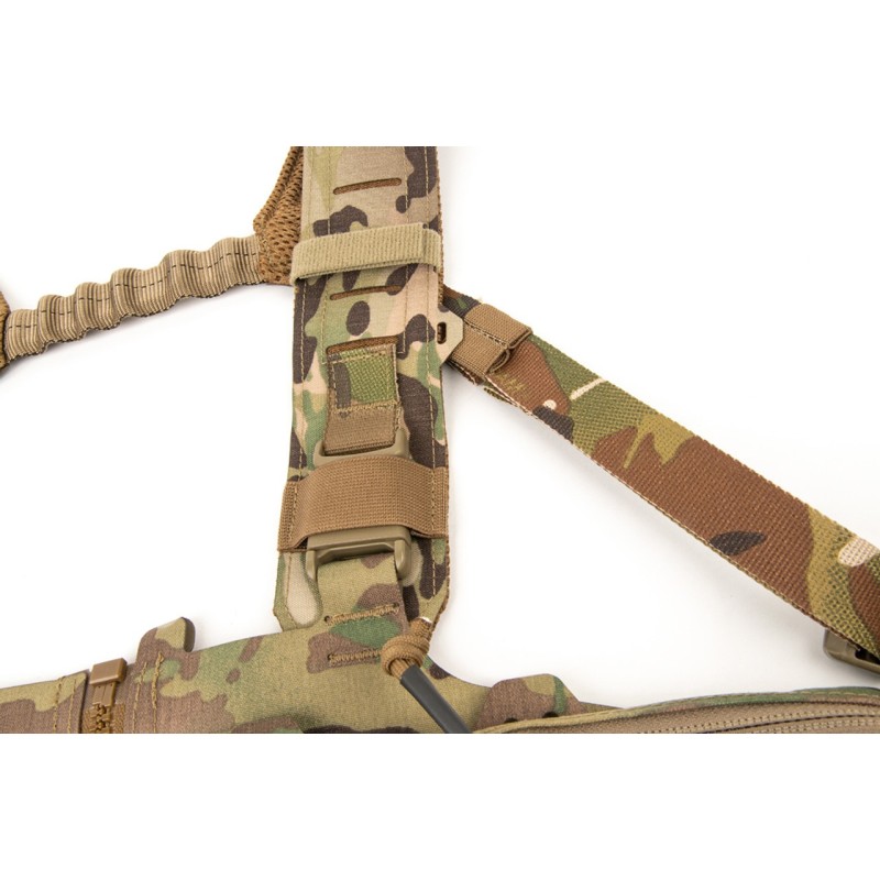 Blue force gear split front chestrig ranger green